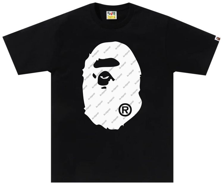 Buy BAPE Hexagram Big Ape Head Tee 'Black' - 1K30 110 034 BLACK | GOAT