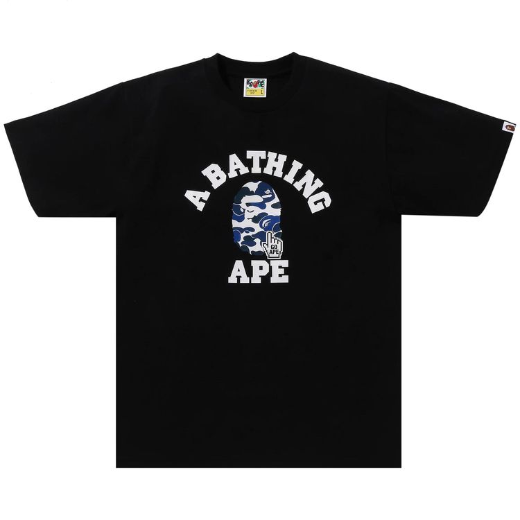 Buy BAPE Camo Go Ape Pointer College Tee 'Black' - 1K25 110 004 BLACK ...