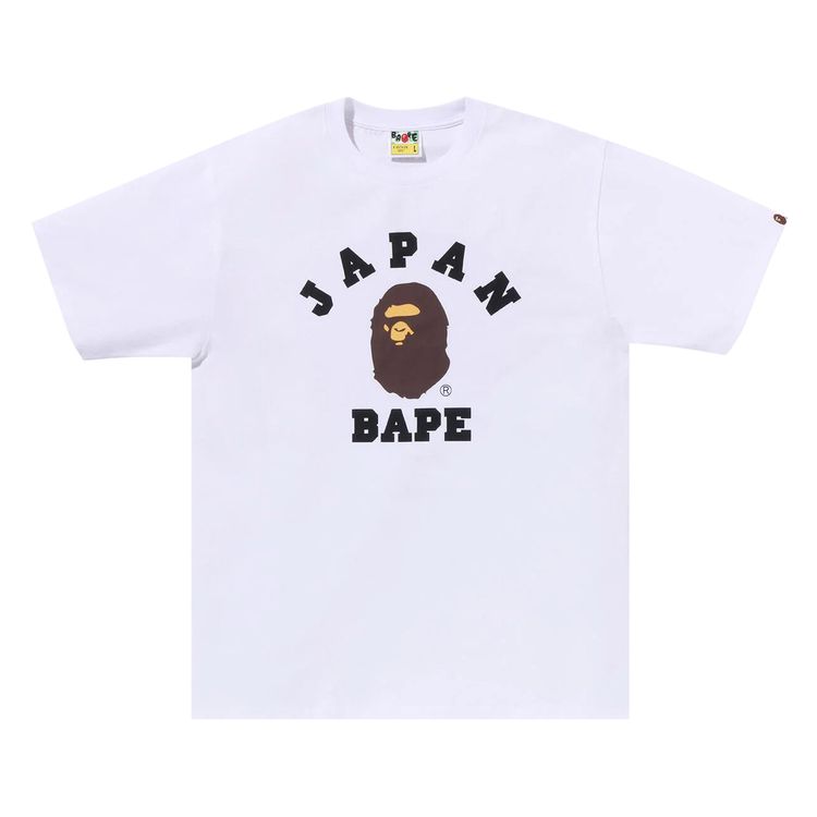 Buy BAPE Japan College City Tee 'White' - 1K22 110 018 WHITE | GOAT