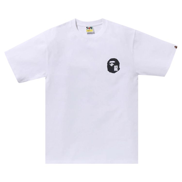 Buy BAPE Year Of Dragon Ape Face Tee 'White' - 1K20 110 004 WHITE | GOAT