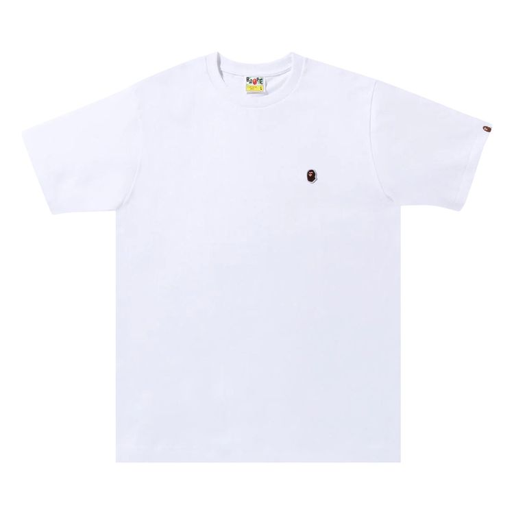 Buy BAPE Ape Head One Point Tee 'White' - 1I80 110 004 WHITE | GOAT