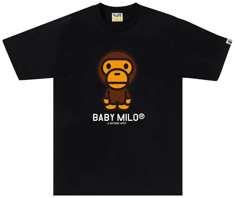 Buy BAPE Baby Milo Tee 'Black' - 2K30 110 001 BLACK | GOAT