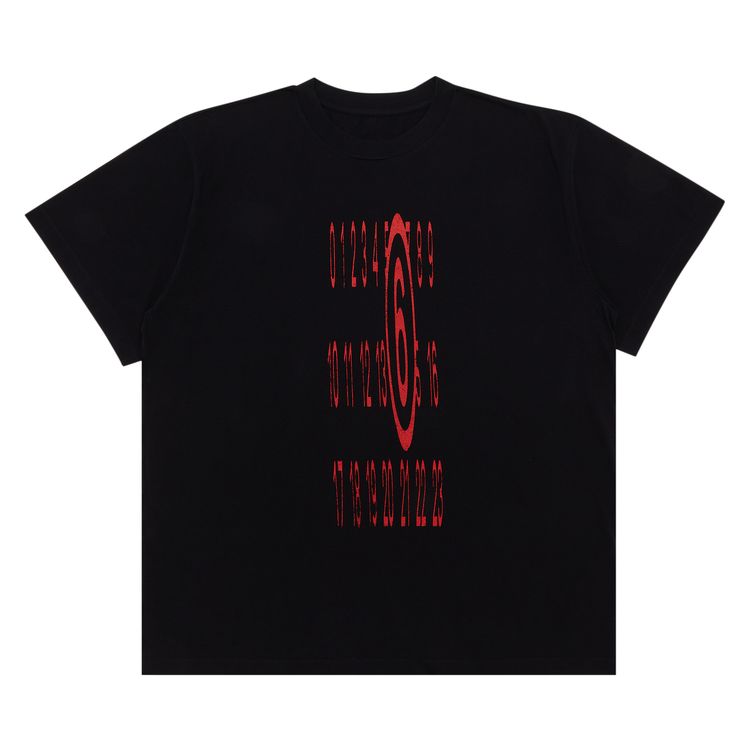 Buy MM6 Maison Margiela Basic Jersey T-Shirt 'Black' - SH2GC0007 S23588 ...
