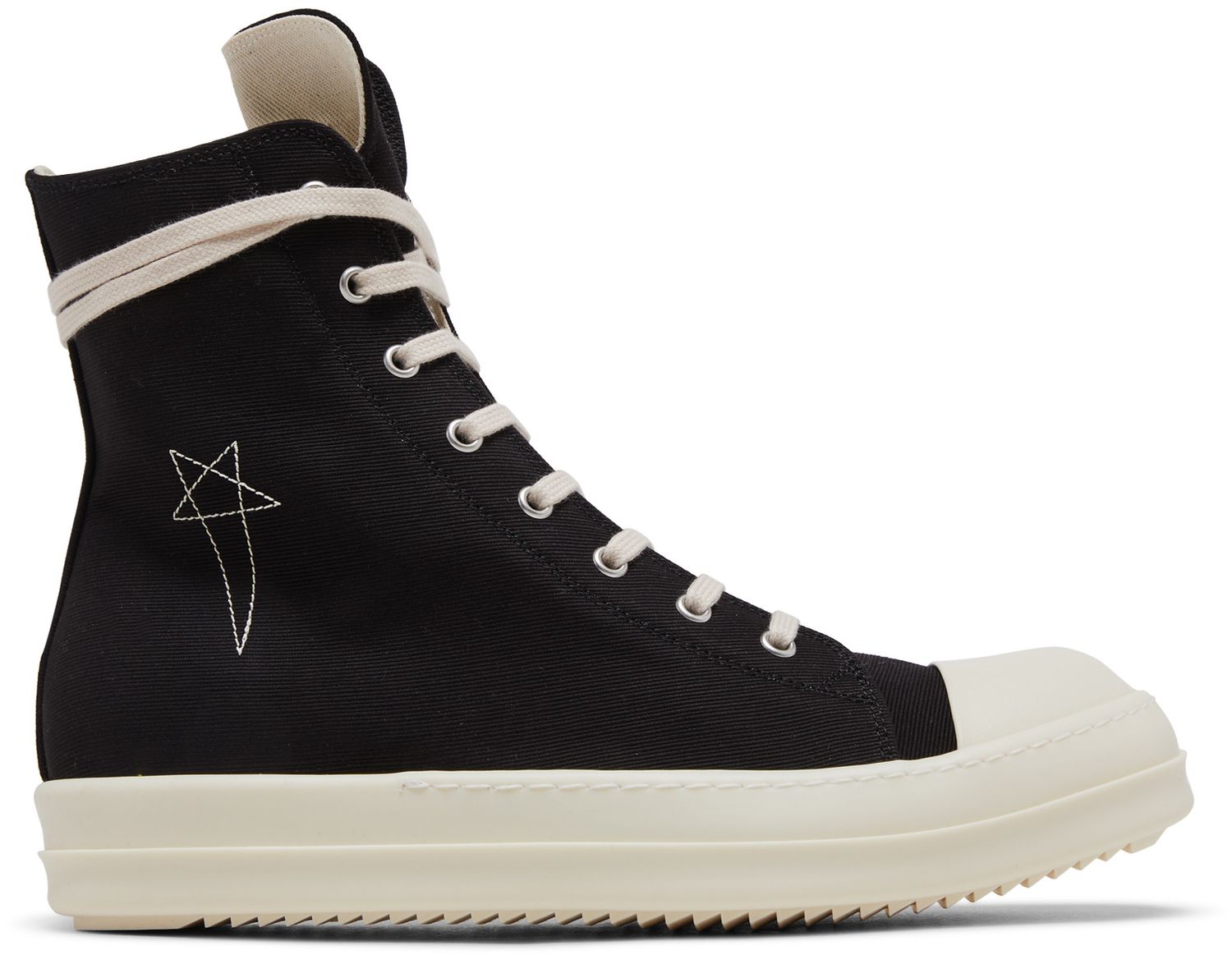 Buy Rick Owens Lido DRKSHDW Pentagram High 'Black Milk' - DU01D1800 ...