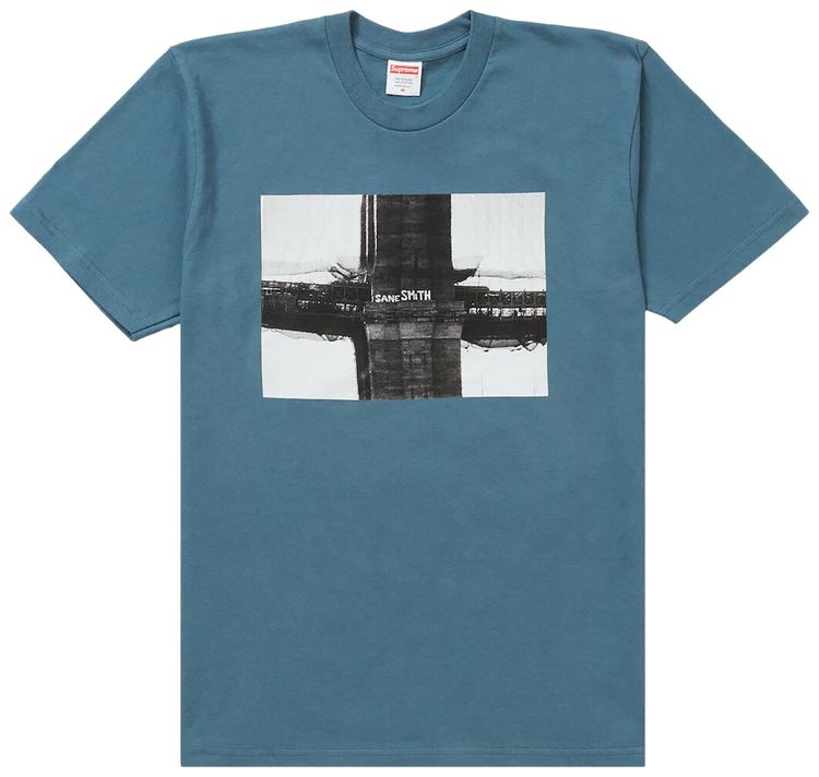 Buy Supreme Bridge Tee 'Slate' - FW19T48 SLATE | GOAT