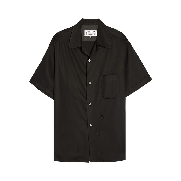 Buy Maison Margiela Short-Sleeve Shirt 'Black' - S50DR0006 S60495 900 ...