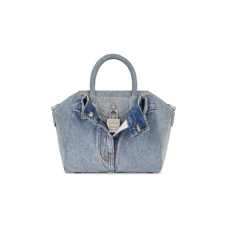 Buy Givenchy Antigona Lock Boyfriend Mini Bag 'Medium Blue ...