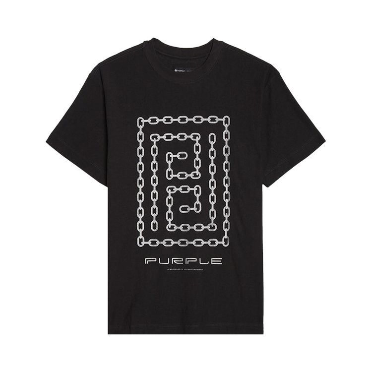 Buy PURPLE BRAND Meander Chain Tee 'Black' - P104 JBSC322 | GOAT