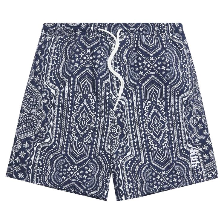 Buy Kith Bandana Paisley Swim Short 'Nocturnal' - KH7038 413 NOCT | GOAT