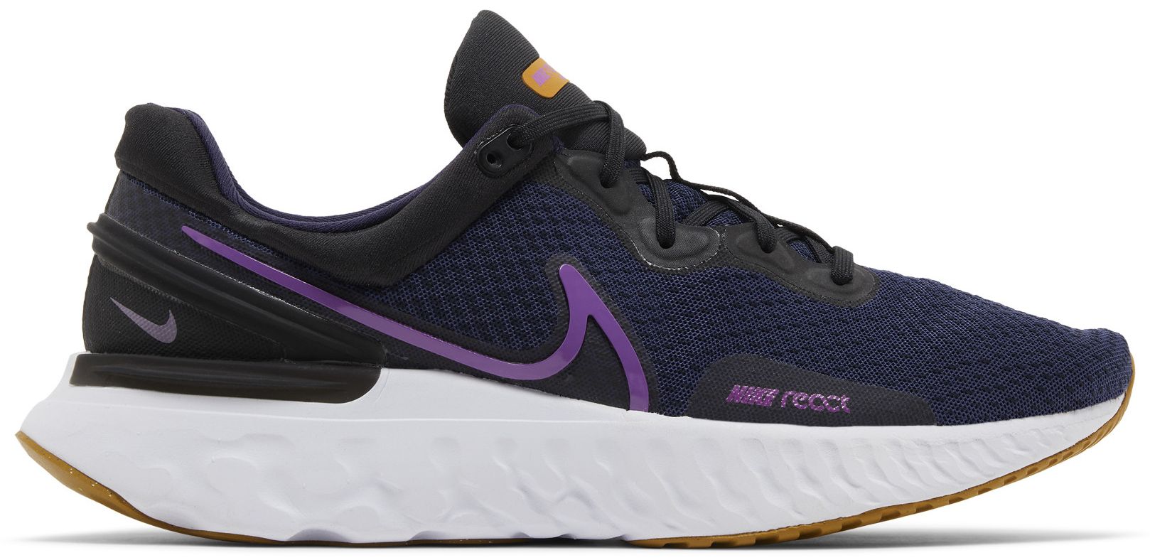 Buy Nike React Miler 3 'Blackened Blue Vivid Purple' - DD0490 401 | GOAT