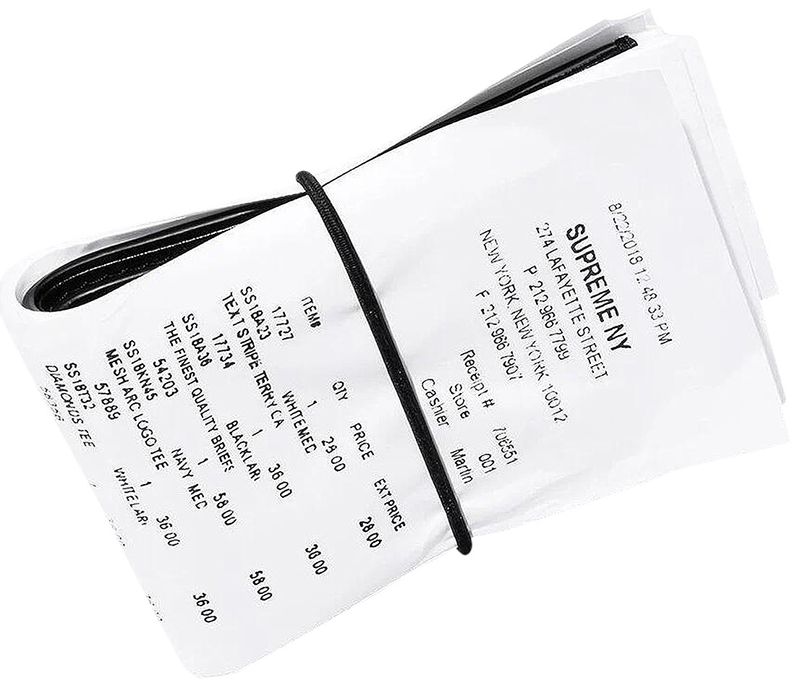 Buy Supreme x MM6 Maison Margiela Receipt Wallet 'White' - SS24A32 ...
