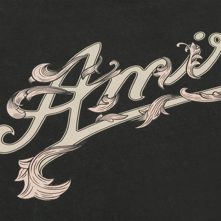 Buy Amiri Filigree Tee Black Amjyte1013 Blac Goat