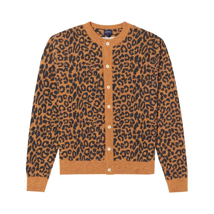 Buy Noah Leopard Cardigan Sweater 'Leopard' - SW064SS24 LEOP | GOAT