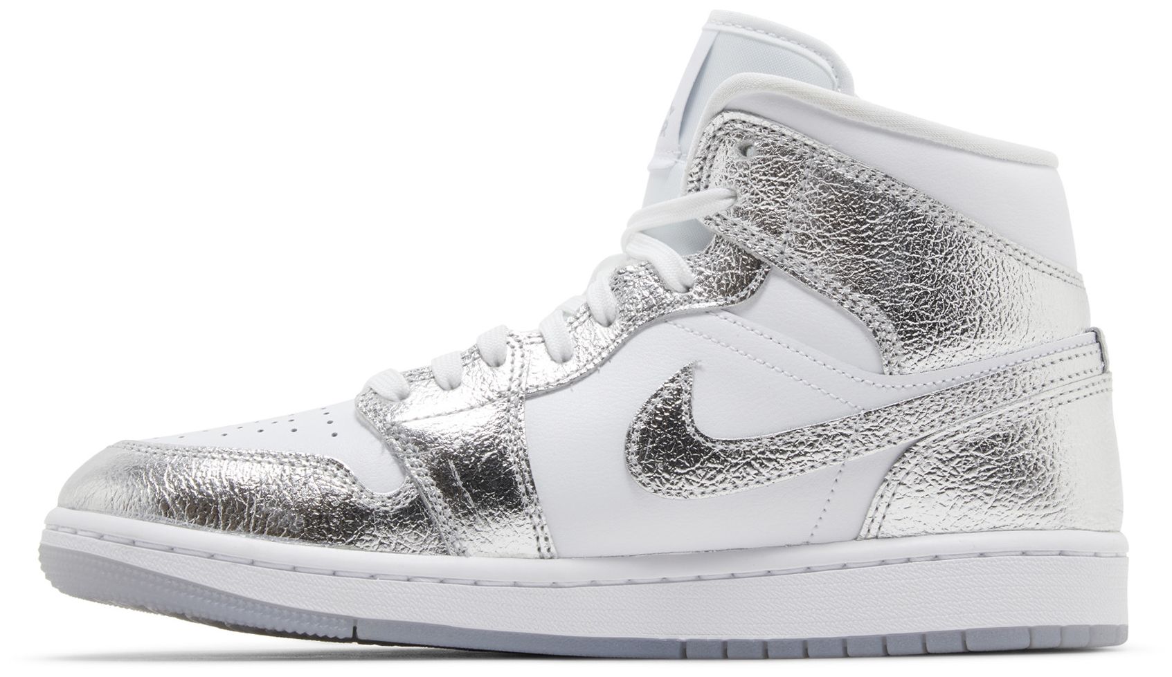 Buy Wmns Air Jordan 1 Mid SE 'Metallic Silver' - FN5031 100 | GOAT