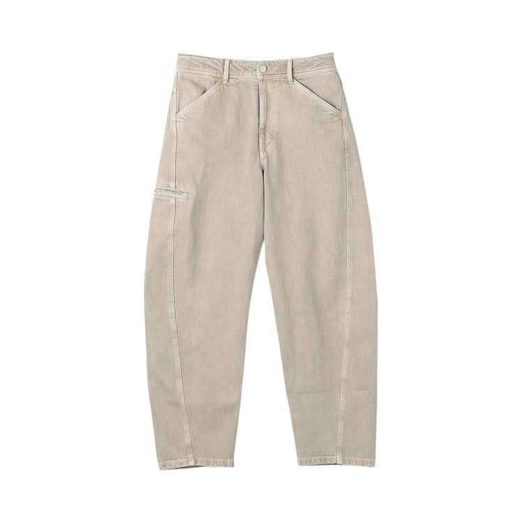 Buy Lemaire Twisted Workwear Pants 'Snow Beige' - PA1102 LD1017 BG229 ...