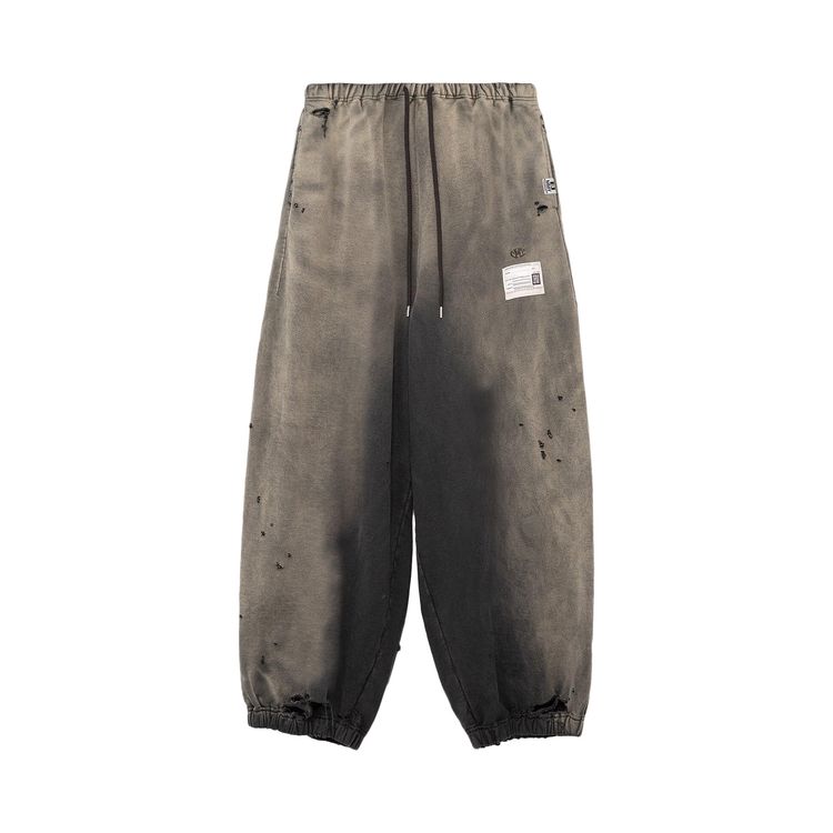 Buy Maison Mihara Yasuhiro Sun Faded Pants 'Black' - A12PT543 BLAC | GOAT