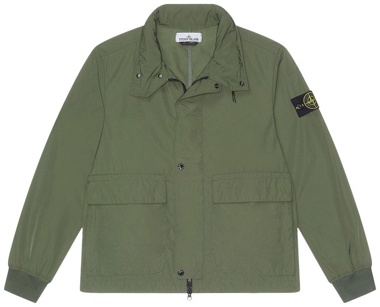 Buy Stone Island Lightweight Hooded Jacket 'Musk Green' - 801541626 ...