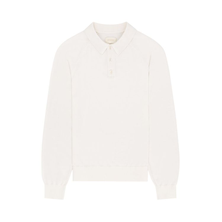Buy Aimé Leon Dore Merino Silk Long-Sleeve Polo 'Pristine' - SS24KS019 ...