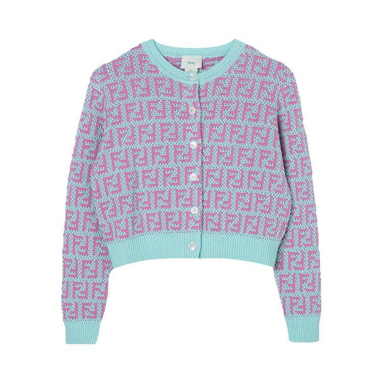 Buy Fendi Kids All Over Logo Cardigan 'Multicolor' - JFG167 AQTF F1N91 ...