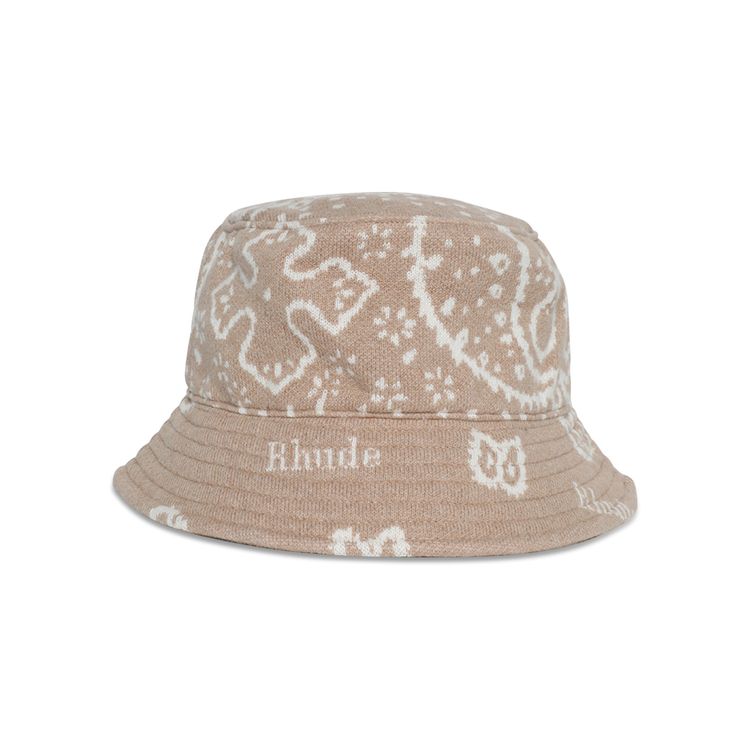 Buy Rhude Intarsia Bucket Hat 'Tan/Cream' - PS24HA04973517 | GOAT