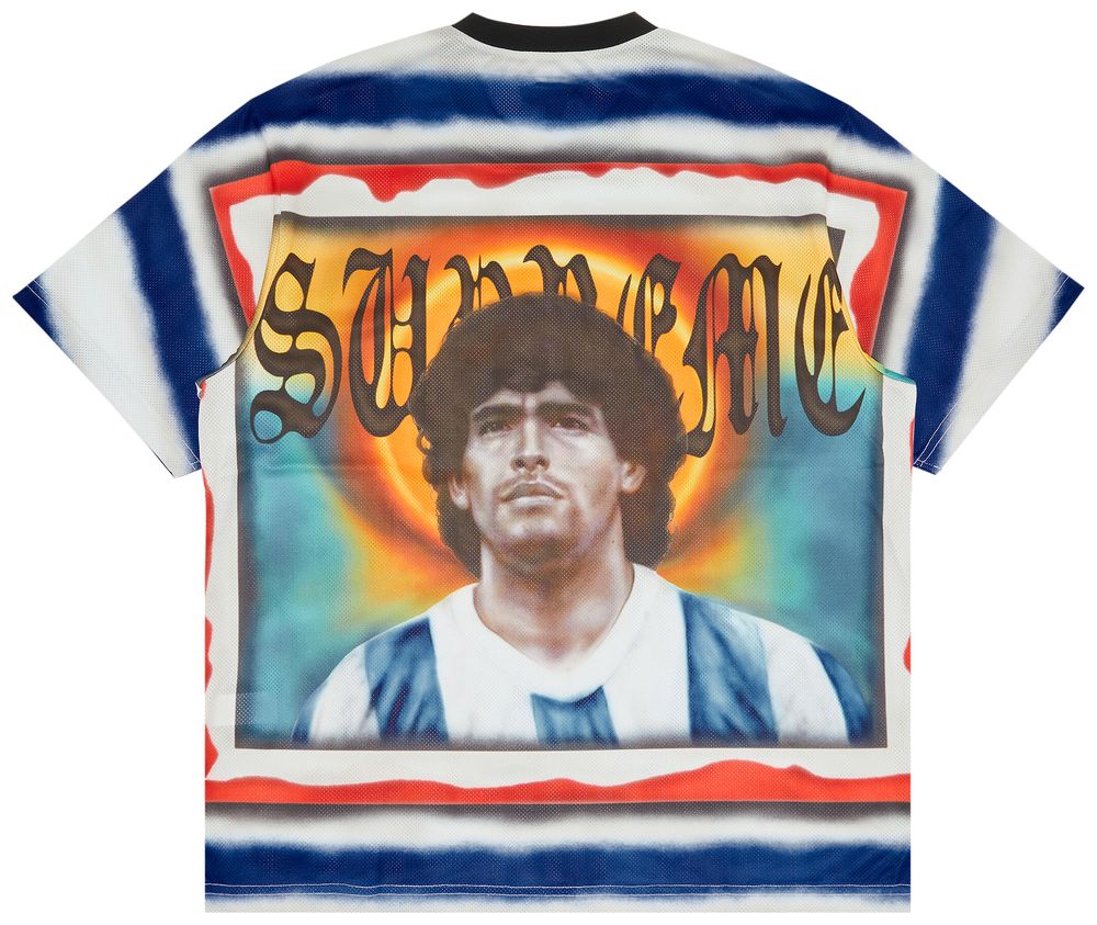 Buy Supreme Maradona Soccer Jersey 'Multicolor' - SS24KN79 MULTICOLOR ...
