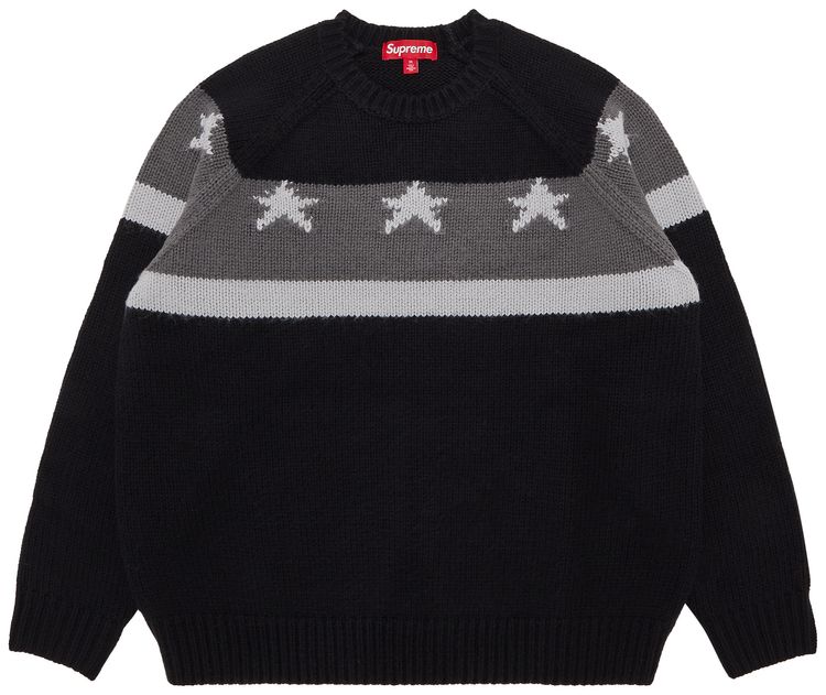Buy Supreme Stars Sweater 'Black' - SS24SK31 BLACK | GOAT