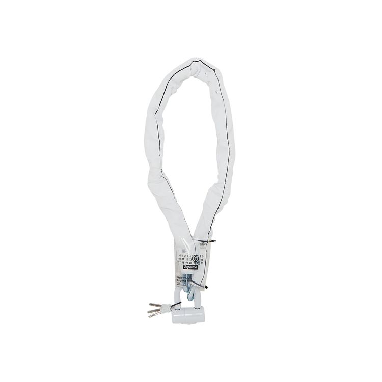 Buy Supreme x MM6 Maison Margiela Kryptonite Chain + Disc Lock 'White ...