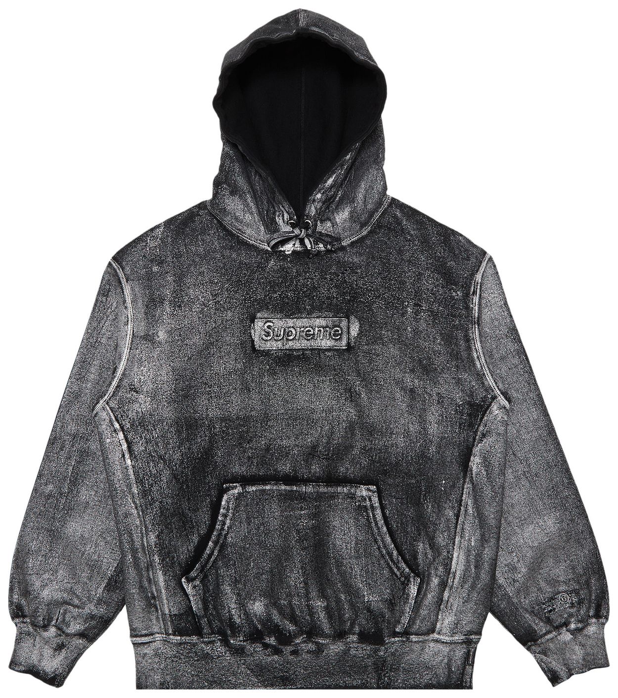 Buy Supreme x MM6 Maison Margiela Foil Box Logo Hooded Sweatshirt ...