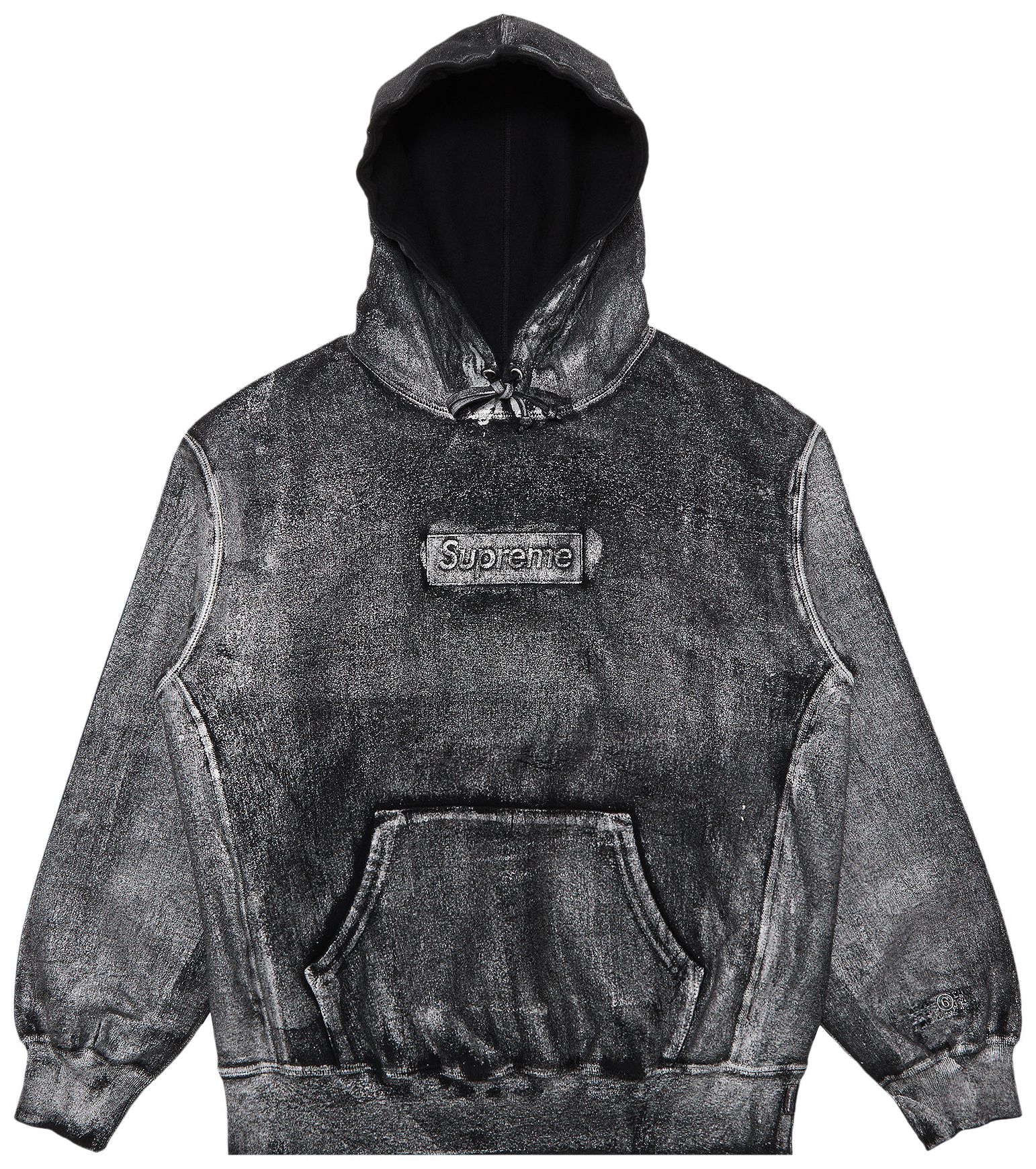 Buy Supreme x MM6 Maison Margiela Foil Box Logo Hooded Sweatshirt ...