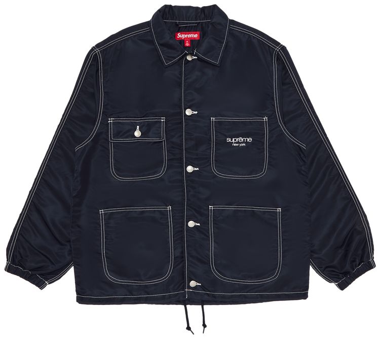 Buy Supreme Nylon Chore Coat 'Navy' - SS24J76 NAVY | GOAT
