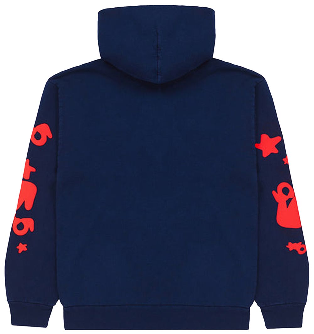 Buy Sp5der Beluga Hoodie 'Navy' - M01SS001BGNR | GOAT