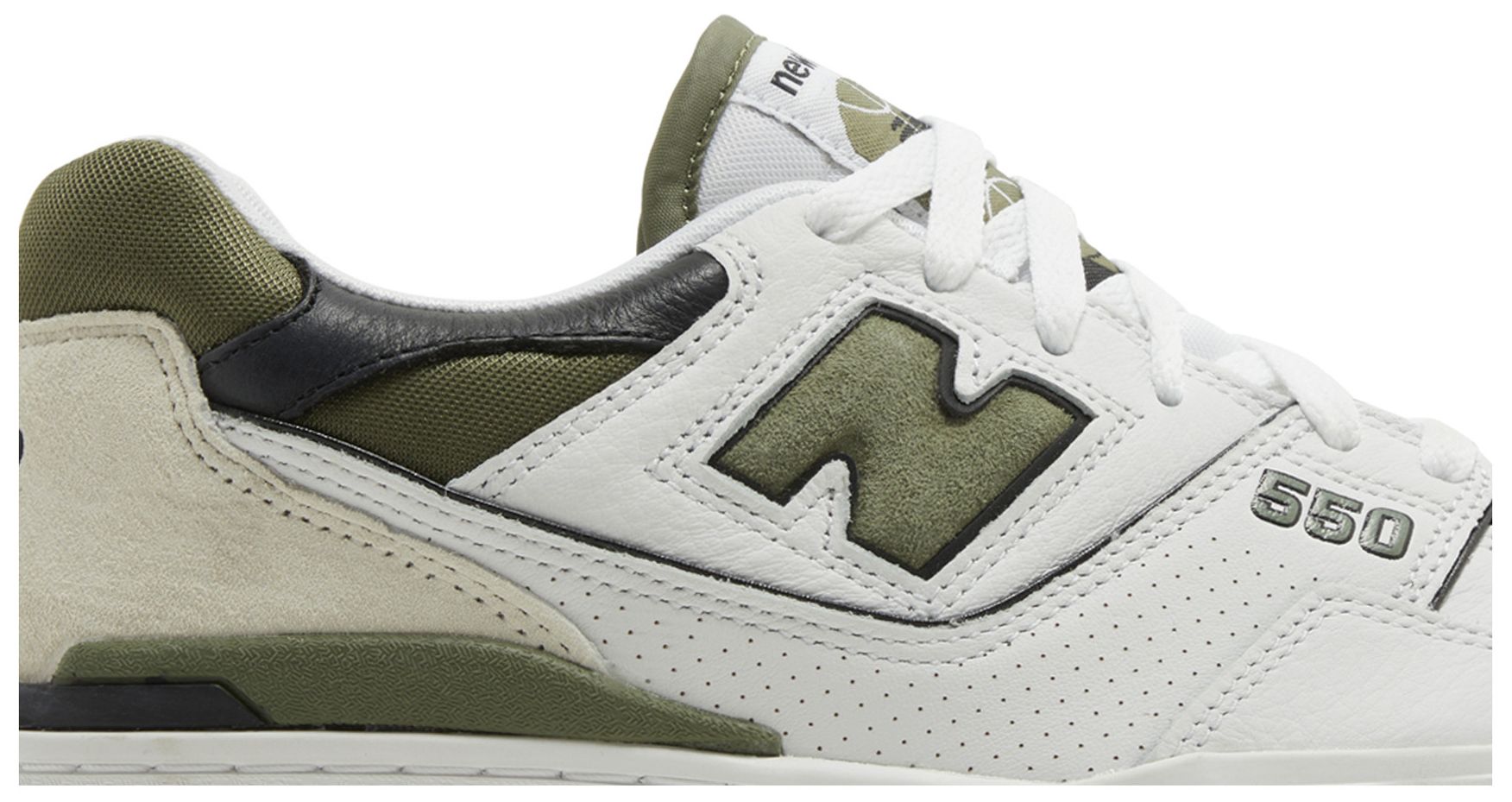 Buy New Balance 550 'White Dark Olivine' - BB550DOB | GOAT