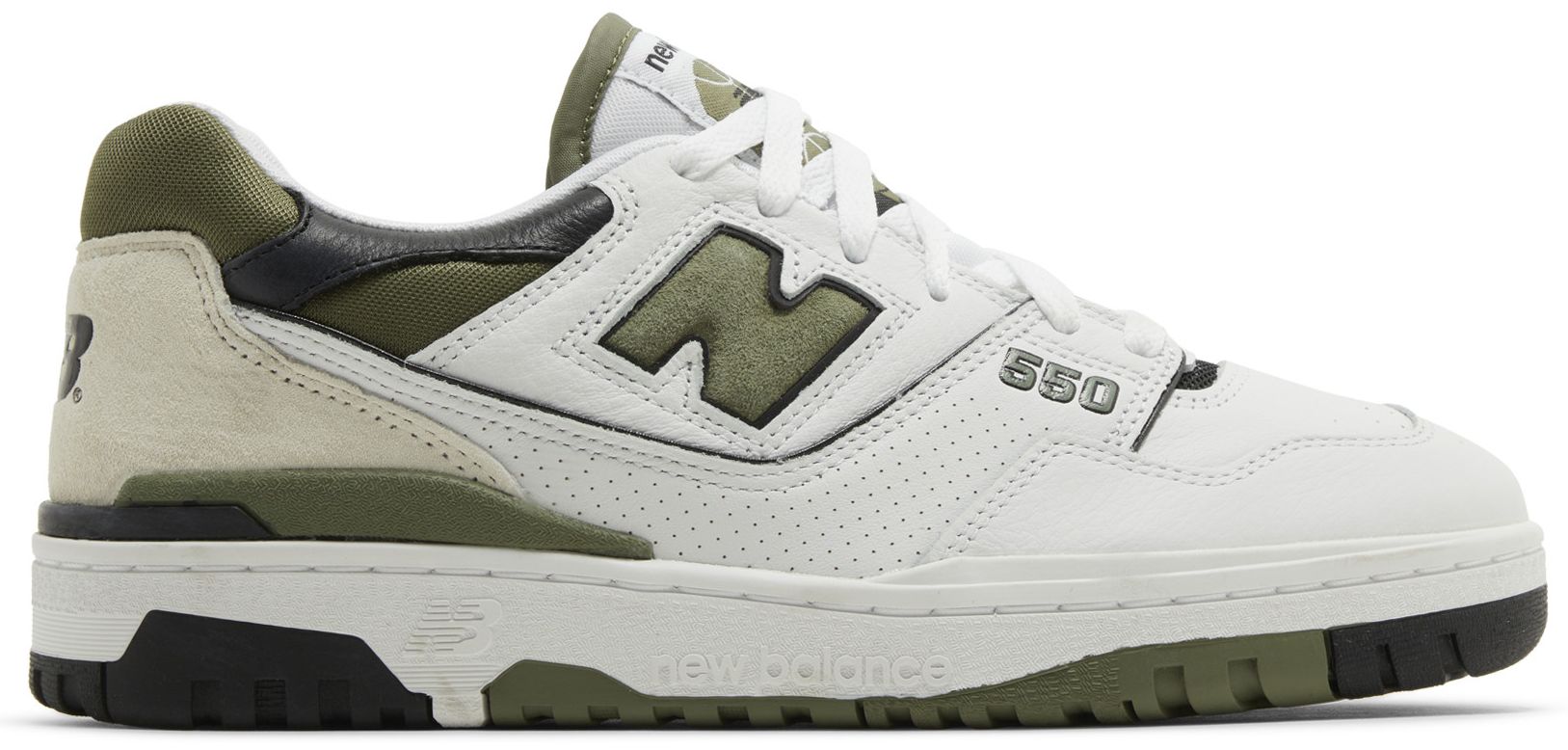 Buy New Balance 550 'White Dark Olivine' - BB550DOB | GOAT