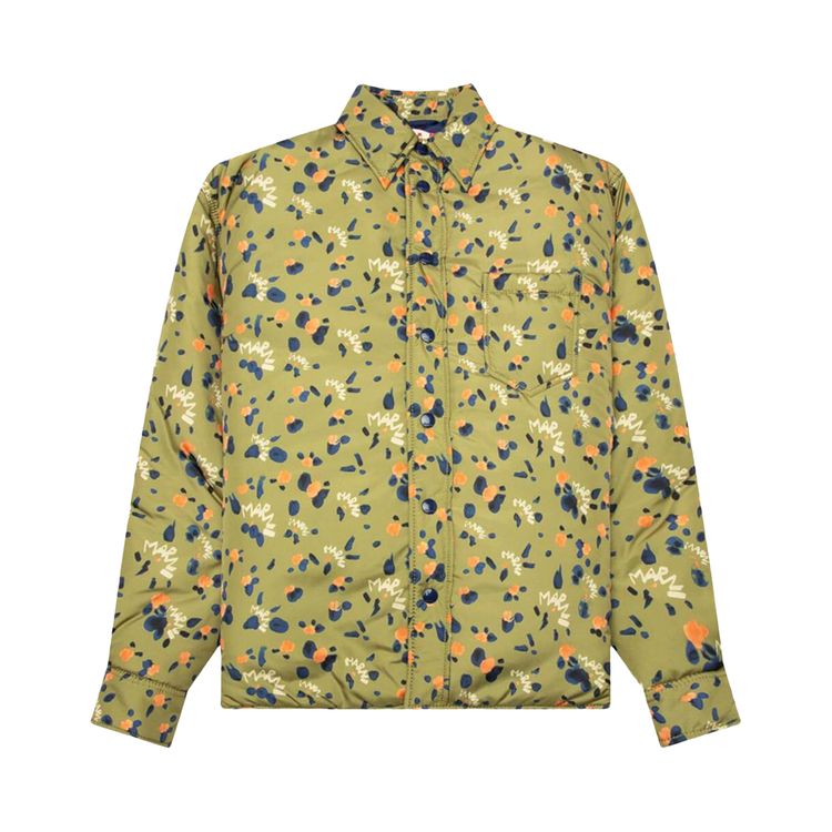 Buy Marni Dripping Jacket 'Leaf Green' - JUMU0145W1 UTP753 MDV67 | GOAT