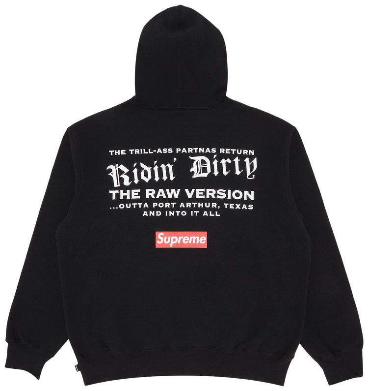 Buy Supreme UGK Hooded Sweatshirt 'Black' - SS24SW61 BLACK | GOAT