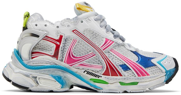 Buy Balenciaga Wmns Runner Sneaker 'Worn-Out - White Multi-Color ...