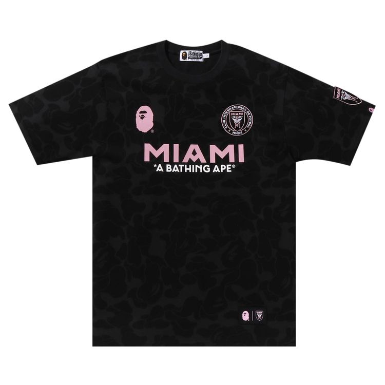Buy BAPE x Inter Miami CF Camo Tee 'Black' - 1J73 109 901 BLACK | GOAT