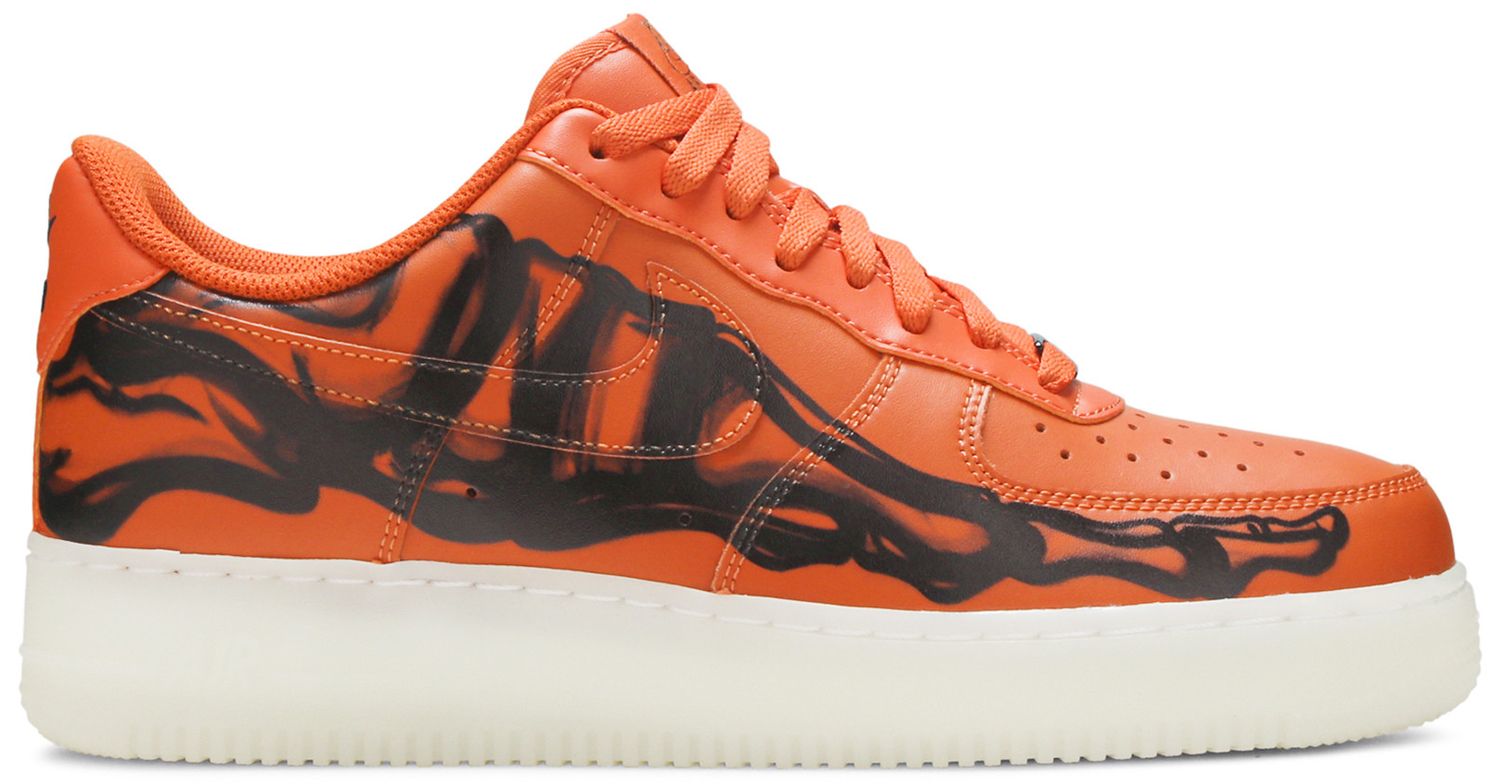 Buy Nike Air Force 1 Low 'Orange Skeleton' - CU8067 800 | GOAT