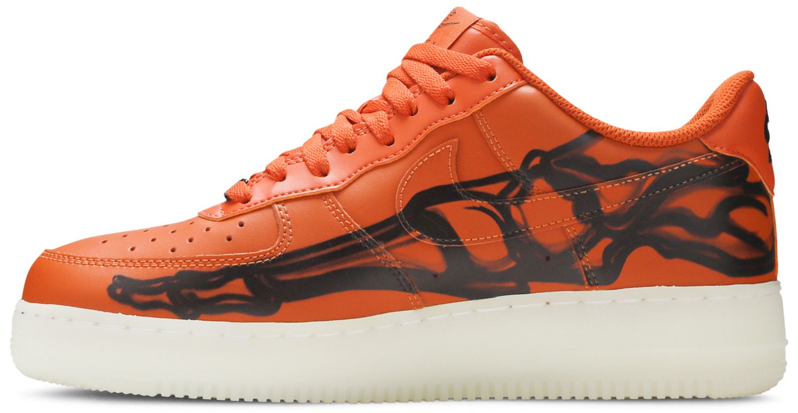 Buy Nike Air Force 1 Low 'Orange Skeleton' - CU8067 800 | GOAT