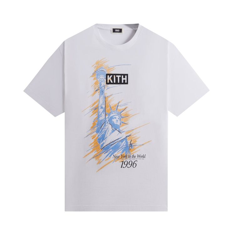 Buy Kith 96 NY Vintage Tee 'White' - KHM031562 101 | GOAT
