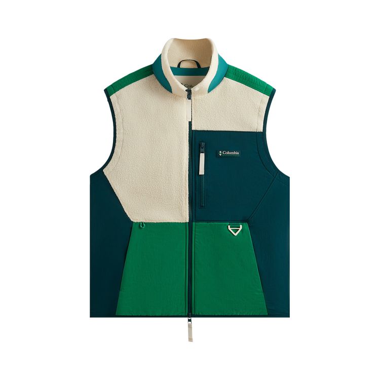 Buy Kith For Columbia Sherpa Vest 'Bamboo Forest' - 2104041 350 | GOAT