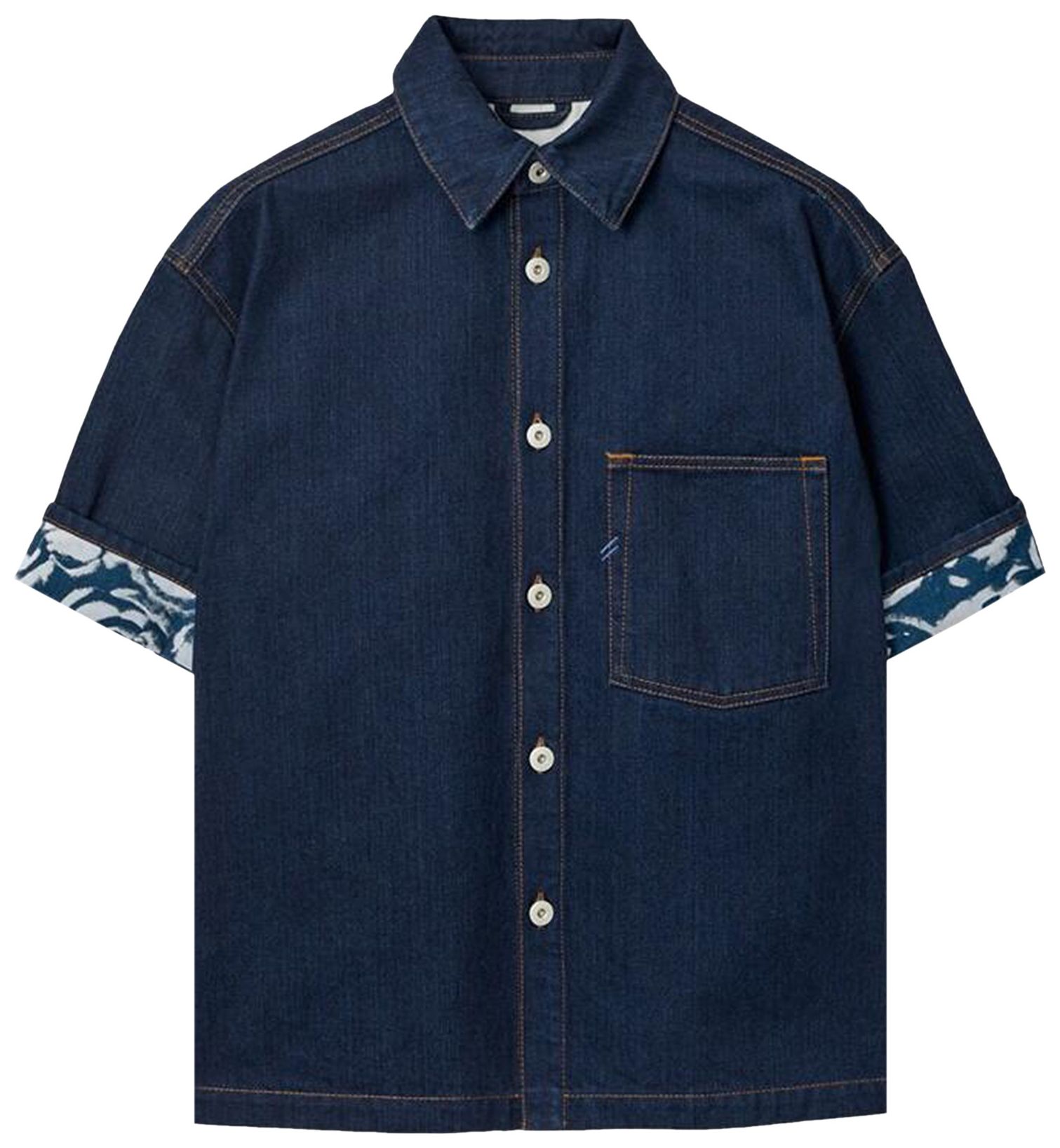 Buy Burberry Denim Shirts 'Indigo Blue' - 8080781 | GOAT
