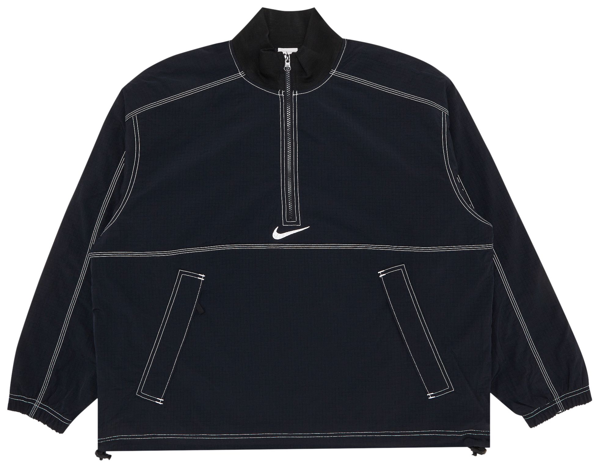 Buy Supreme x Nike Ripstop Pullover 'Black' - SS24J2 BLACK | GOAT