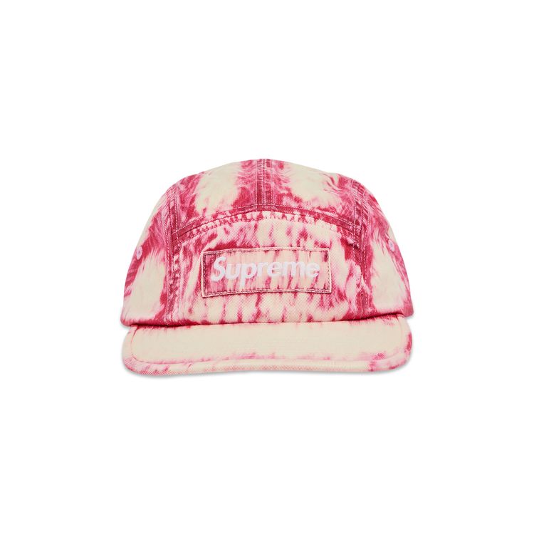 Buy Supreme Bleached Chino Camp Cap 'Red' - SS24H70 RED | GOAT