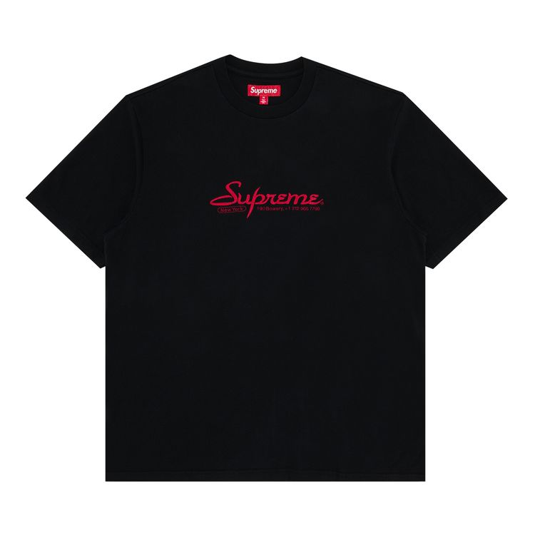 Buy Supreme Contact Short-Sleeve Top 'Black' - SS24KN78 BLACK | GOAT