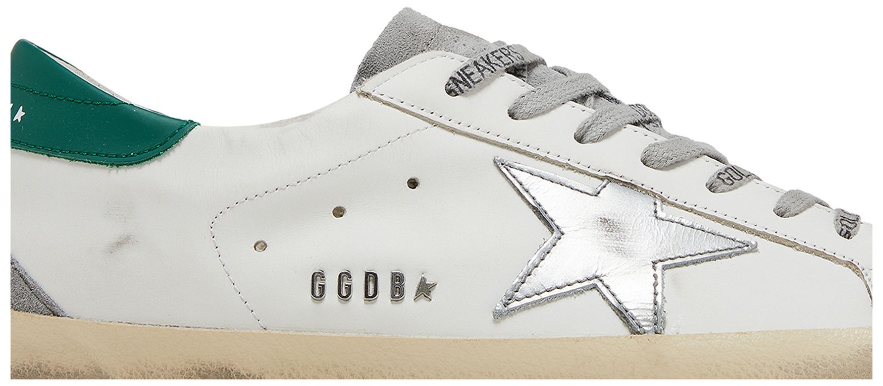Buy Golden Goose Superstar 'White Grey Green' - GMF00102 F004167 82171 ...