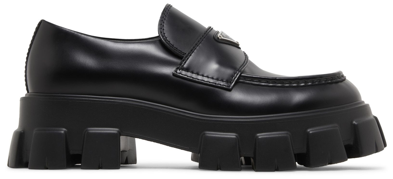 Buy Prada Monolith Loafer 'Black' - 2DE129 B4L F0002 | GOAT