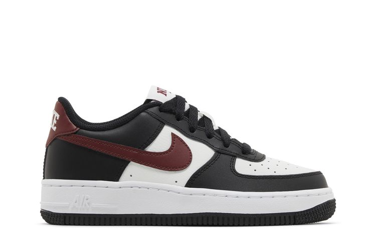 Buy Nike Air Force 1 GS 'Black Dark Team Red' - FZ4351 001 | GOAT