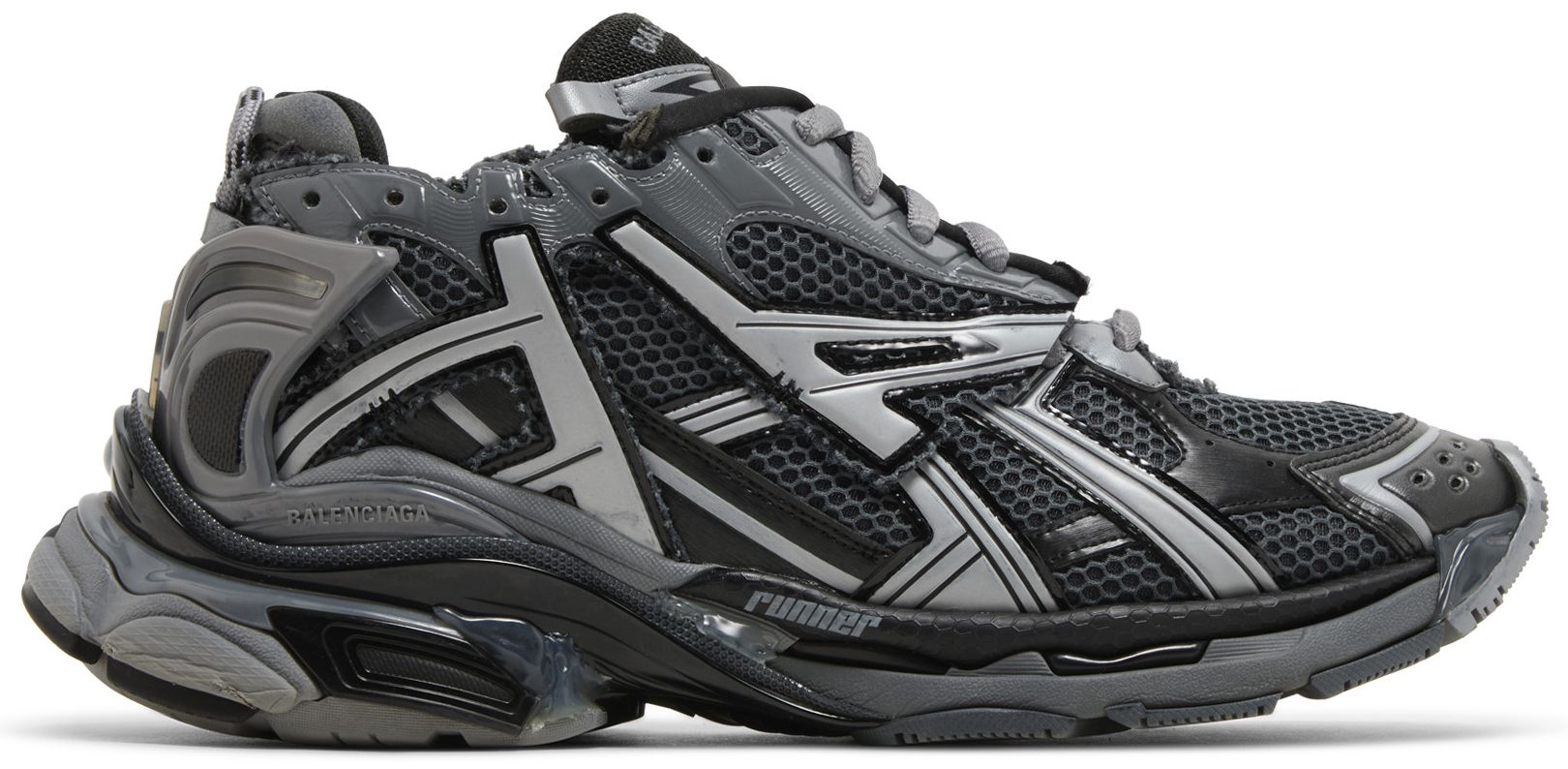 Buy Balenciaga Runner Sneaker 'Dark Grey Black' - 677403 W3RBR 1515 | GOAT