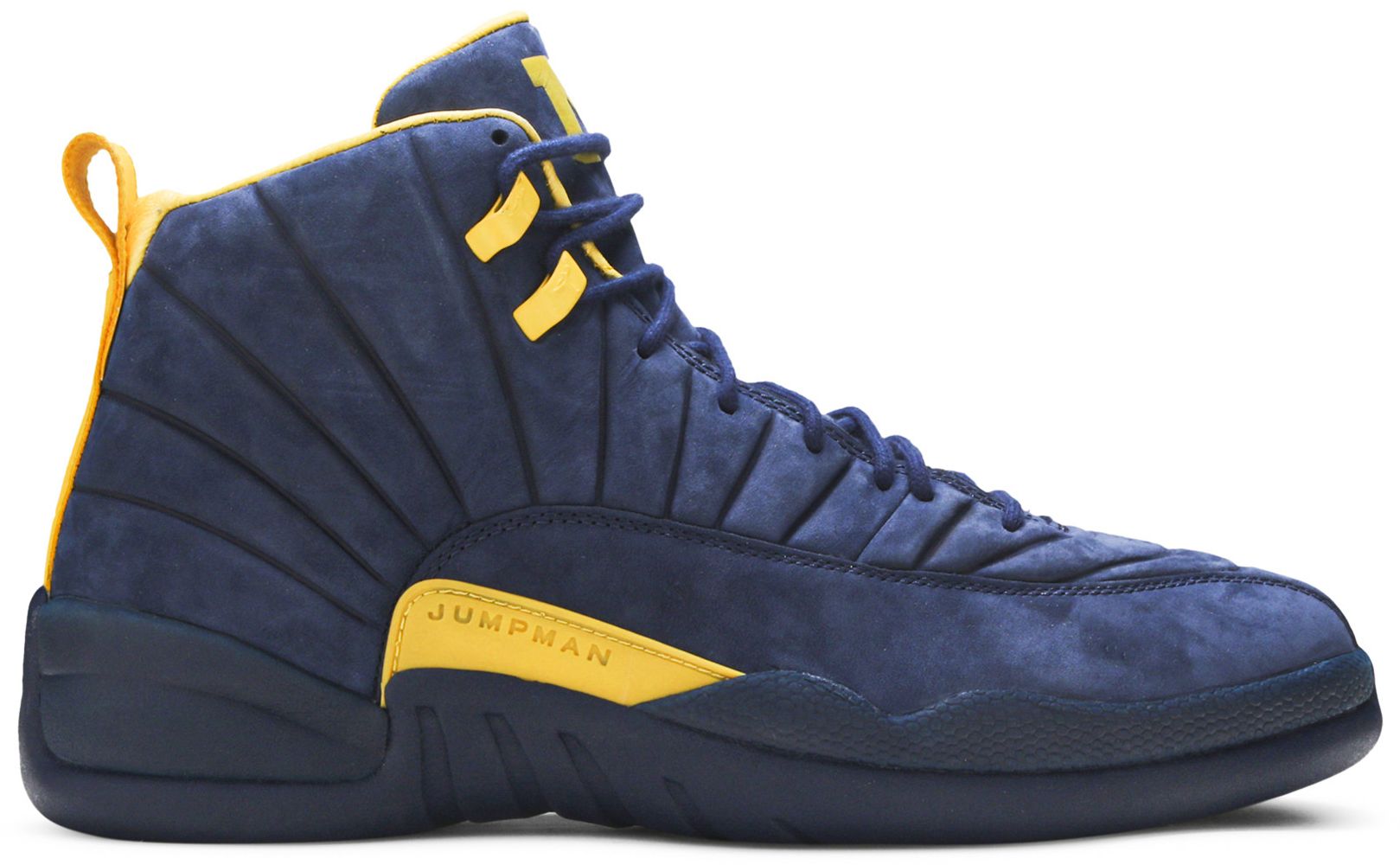 Buy PSNY x Air Jordan 12 Retro 'Michigan Wolverines' PE - AA1233 808572 ...